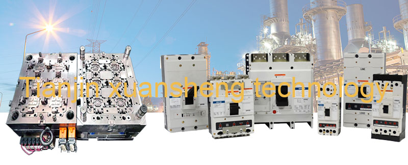 Molded case circuit breaker electronic control switch precision mold